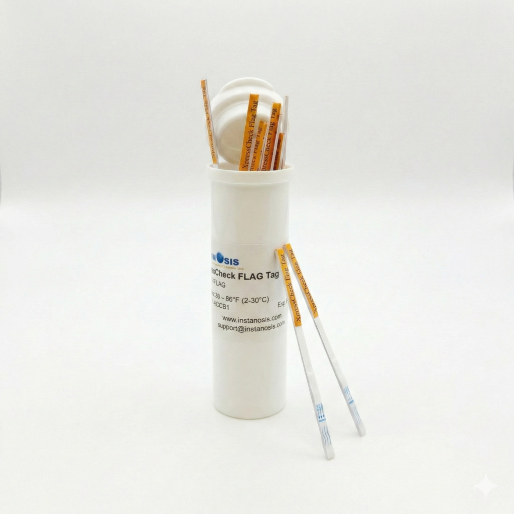 XpressCheck FLAG tag test strip - Instanosis Inc.